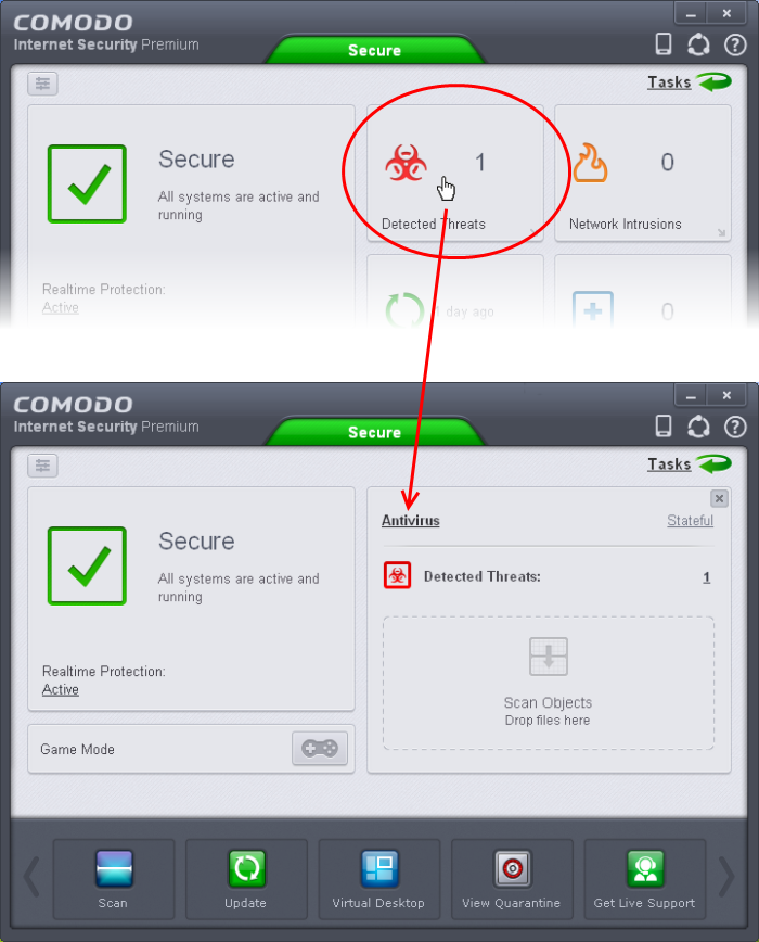 Custom Antivirus Scan, Anti Virus Customized Scanning, Custom Virus Scan on Computer | Comodo ...